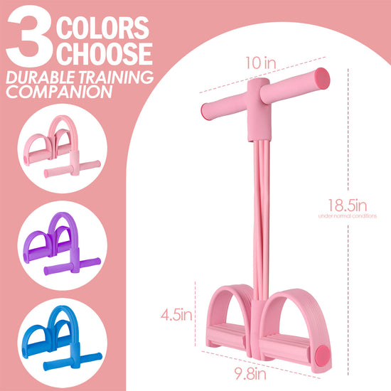 4-Tube Resistance Band Pedal Puller – Sports